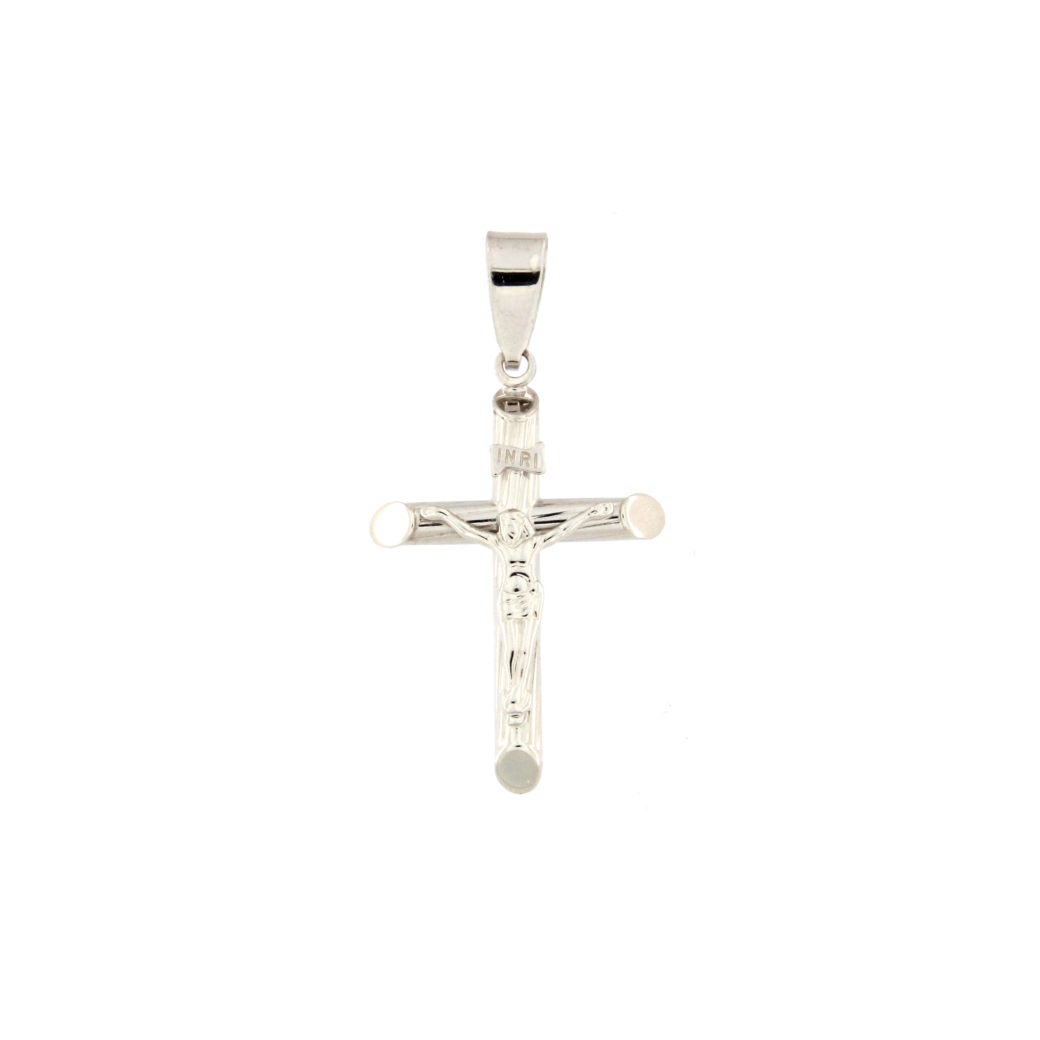 Кръст от бяло злато-219719 Материал: Бяло злато 14k/585 | MK-ORO Jewellery